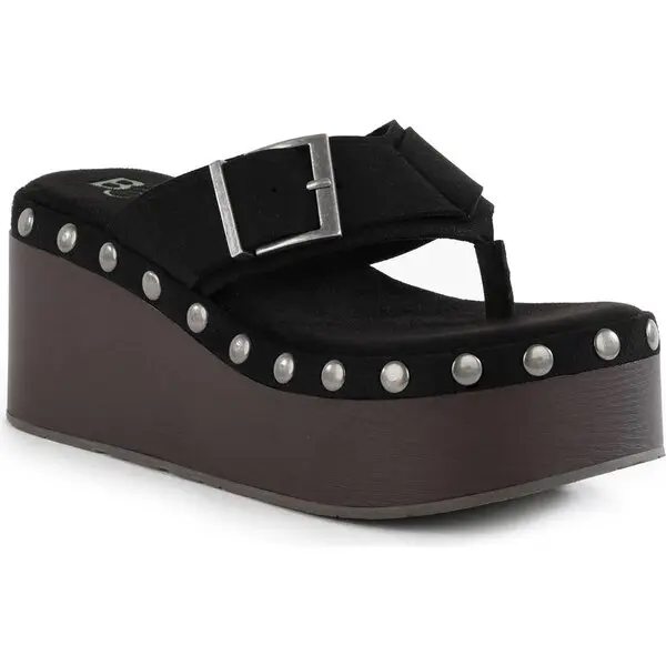 Bc Footwear Starfish Platform Sandal - Black