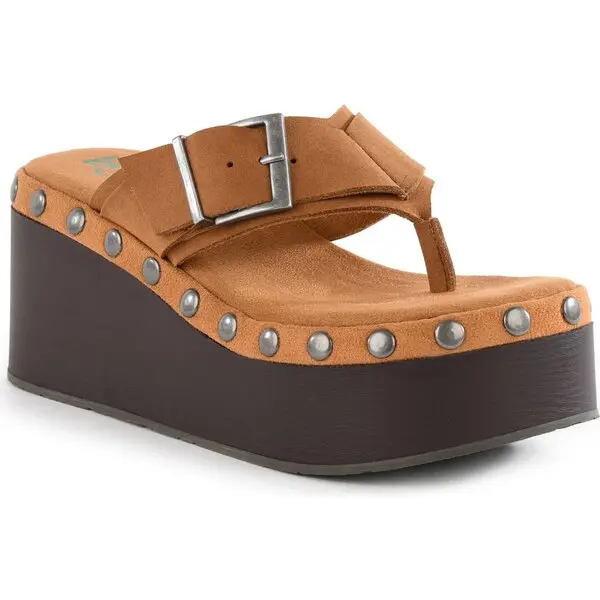 Bc Footwear Starfish Platform Sandal - Tan