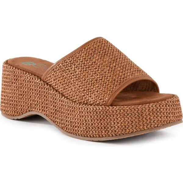 Bc Footwear Ocean Mist Platform Sandal - Tan
