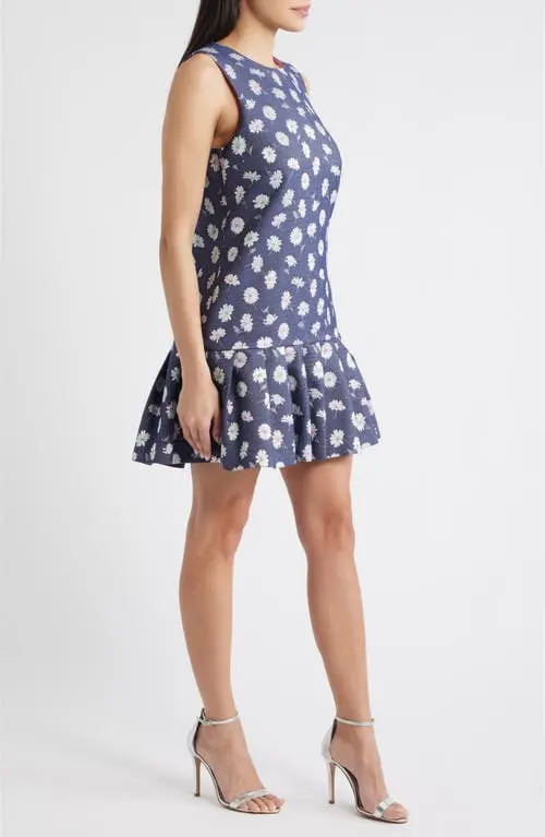 Lilly Pulitzer® Joey Metallic Floral Cotton Blend Dress