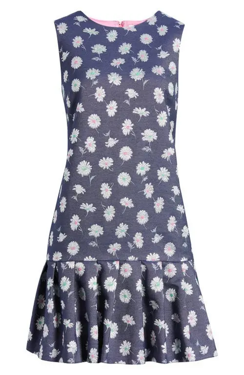 Lilly Pulitzer® Joey Metallic Floral Cotton Blend Dress