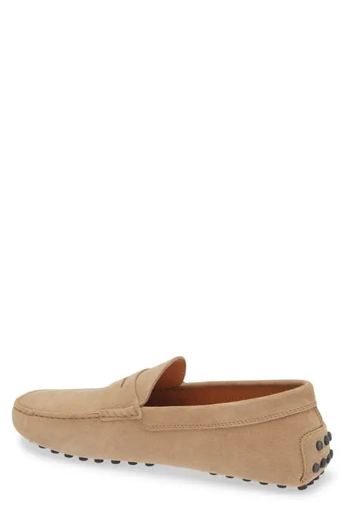 TOD'S Penny Loafer Driving Shoe - Biscotto
