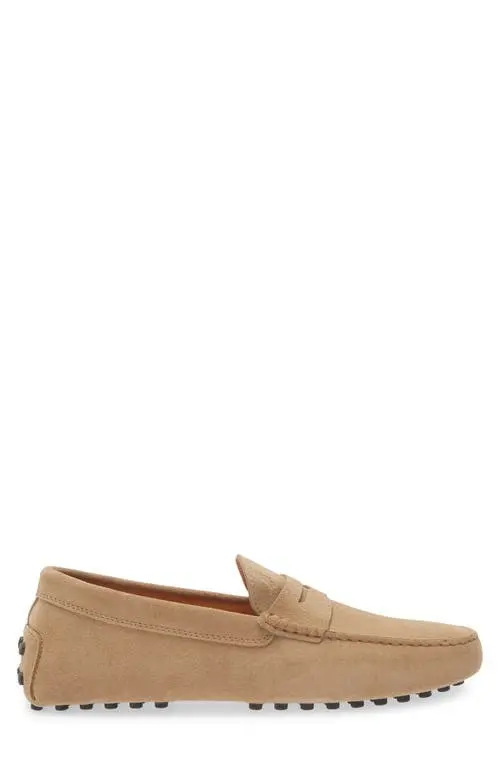 TOD'S Penny Loafer Driving Shoe - Biscotto