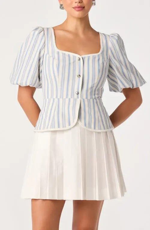 Astr The Label Brigitta Mixed Media Dress