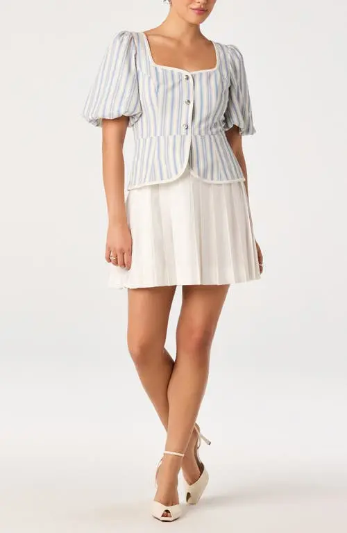 Astr The Label Brigitta Mixed Media Dress