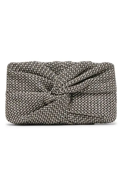 Dolce Vita Elowen Raffia Clutch - Black