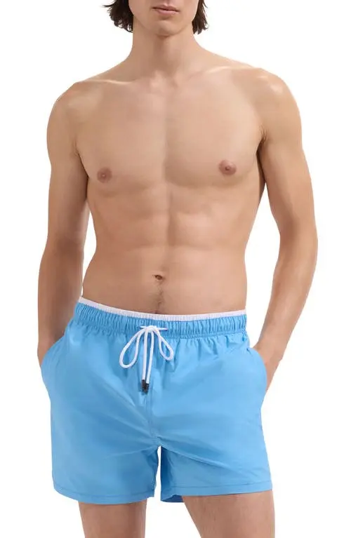 Bugatchi Quinn Colorblock Swim Trunks - Azure