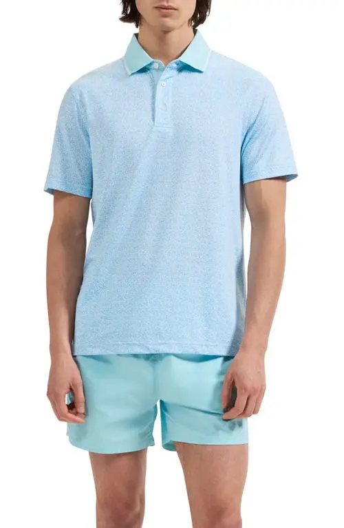 Bugatchi Quinn Colorblock Swim Trunks - Turquoise