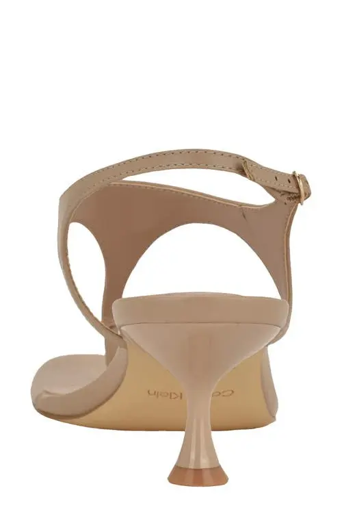 Calvin Klein Portia Ankle Strap Sandal - Light Natural