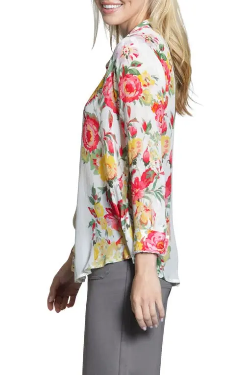 APNY Floral Print Shirt - Yellow Multi