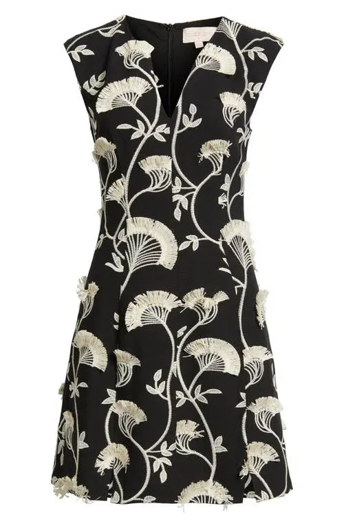 CIEBON Casia Embroidered Sheath Minidress
