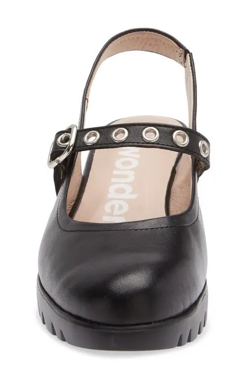 WONDERS Mary Jane Slingback Pump