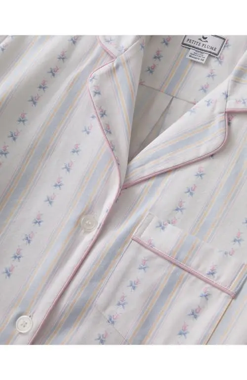 PETITE PLUME Brushed Cotton Twill Pajamas