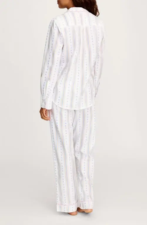 PETITE PLUME Brushed Cotton Twill Pajamas