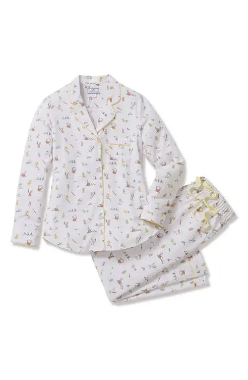 PETITE PLUME Brushed Cotton Twill Pajamas