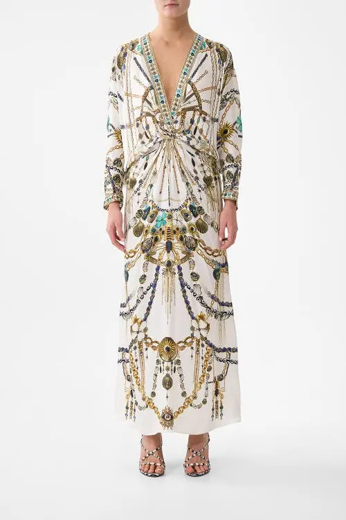 Camilla Twist Front Batwing Dress - Chain Gang