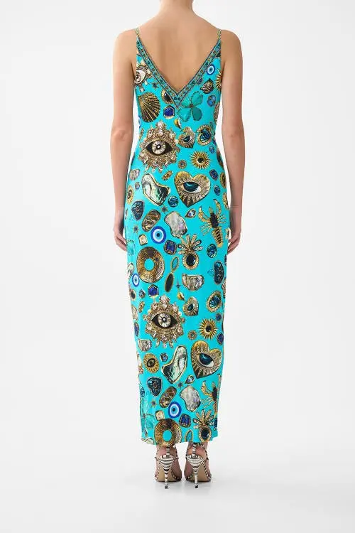 Camilla Strappy Dress With Twist Front