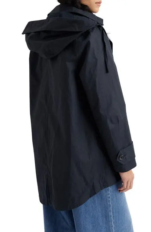 SEASALT CORNWALL Sea Drift Waterproof Rain Coat - Inkwell