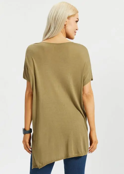 Betabrand Asymmetrical Boatneck Sweater