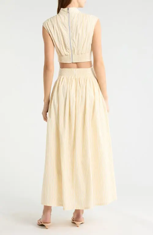 Parker The Julianne Stripe Cotton Maxi Dress