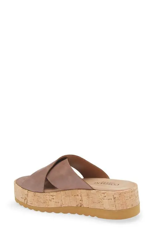 Cordani Kali Platform Slide Sandal - Tmoro Leather
