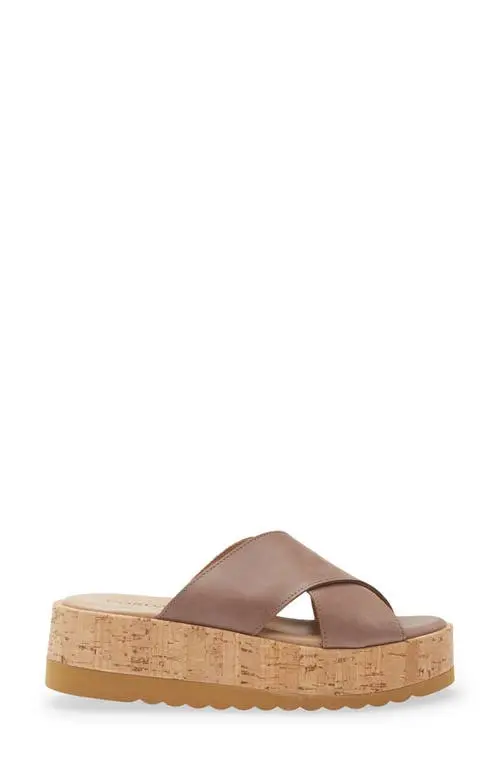 Cordani Kali Platform Slide Sandal - Tmoro Leather