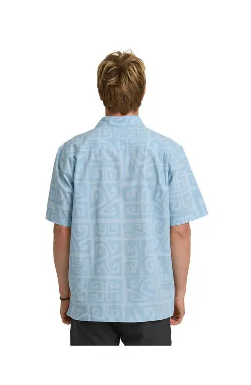 QUIKSILVER WATERMAN Tiki Beach Wm Ss Short Sleeve Shirt