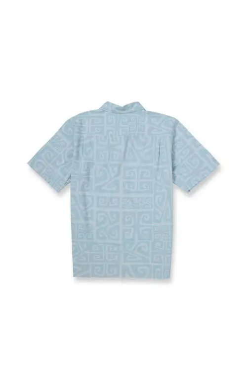 QUIKSILVER WATERMAN Tiki Beach Wm Ss Short Sleeve Shirt