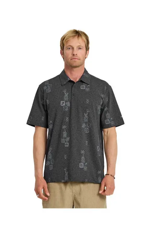 QUIKSILVER WATERMAN Mystic Fin Short Sleeve Shirt