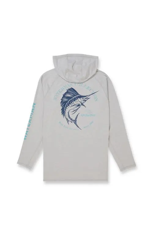 QUIKSILVER WATERMAN Marley Hoody Long Sleeve Upf Shirt