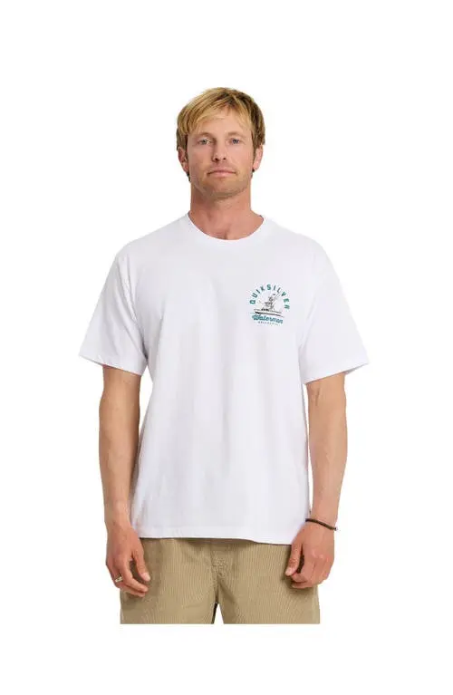 Quiksilver Early Morning Qmt0 Short Sleeve Shirt - White