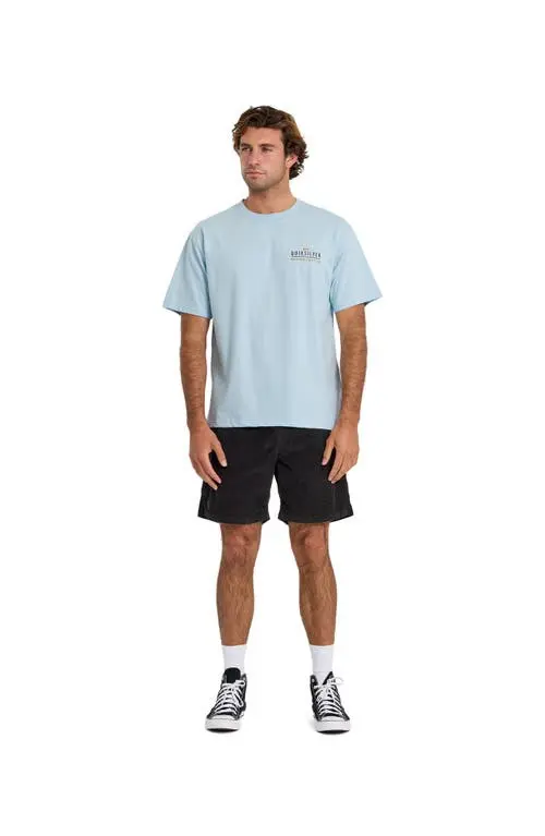 Quiksilver Off The Grid Qmt0 Short Sleeve Shirt - Skyway