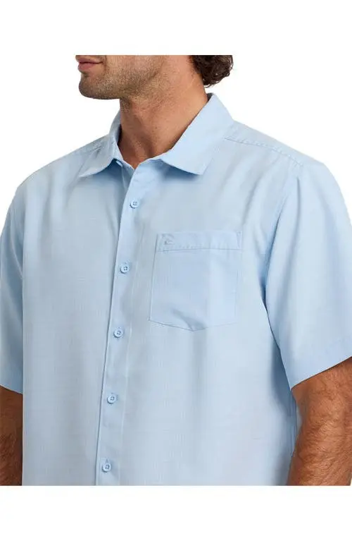 QUIKSILVER WATERMAN Centinela Short Sleeve Shirt - Skyway