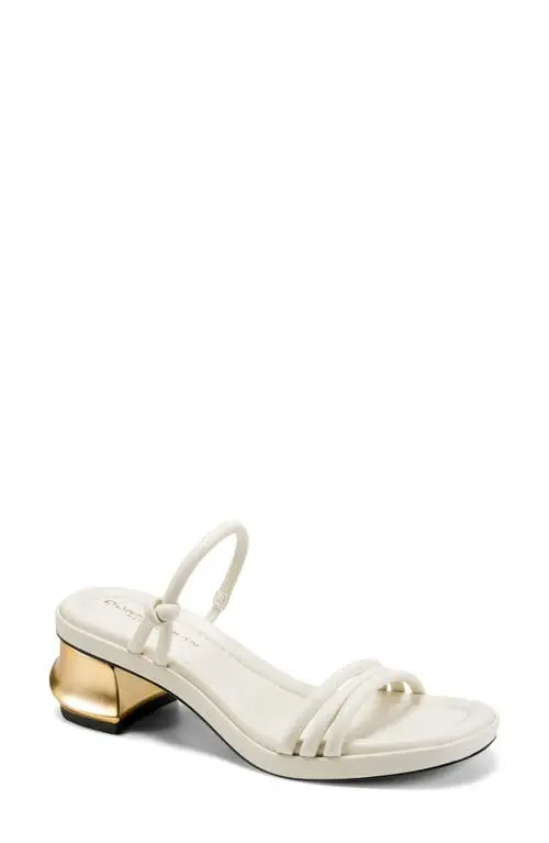 Dkny Tafeta Slide Sandal - Ivory