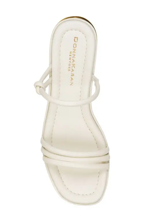 Dkny Tafeta Slide Sandal - Ivory