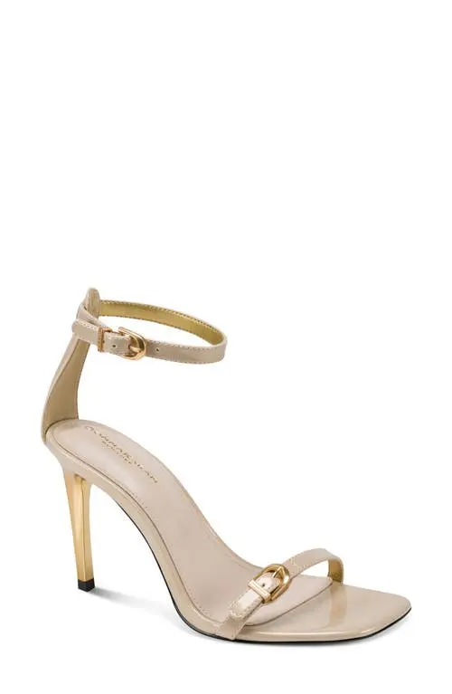 Dkny Pryce Ankle Strap Sandal - Beige/gold