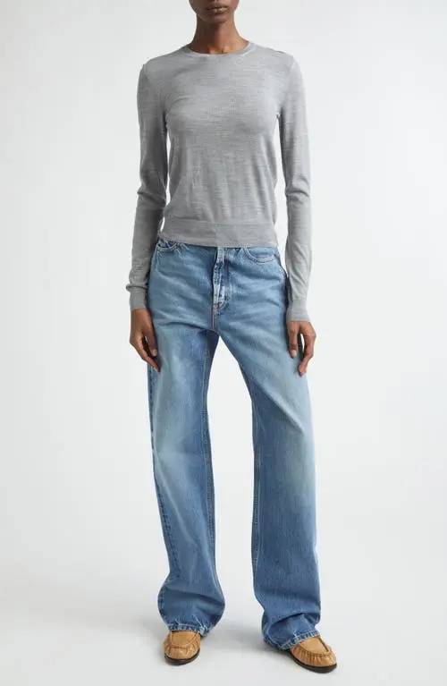 Saint Laurent V-waist Baggy Jeans