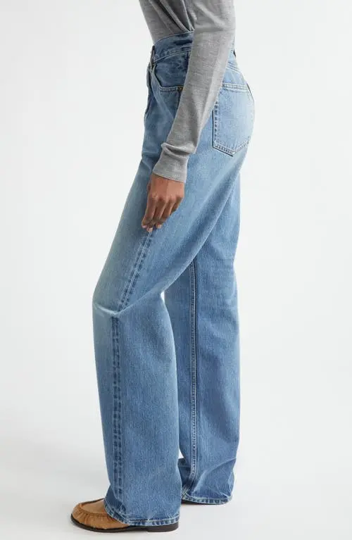 Saint Laurent V-waist Baggy Jeans