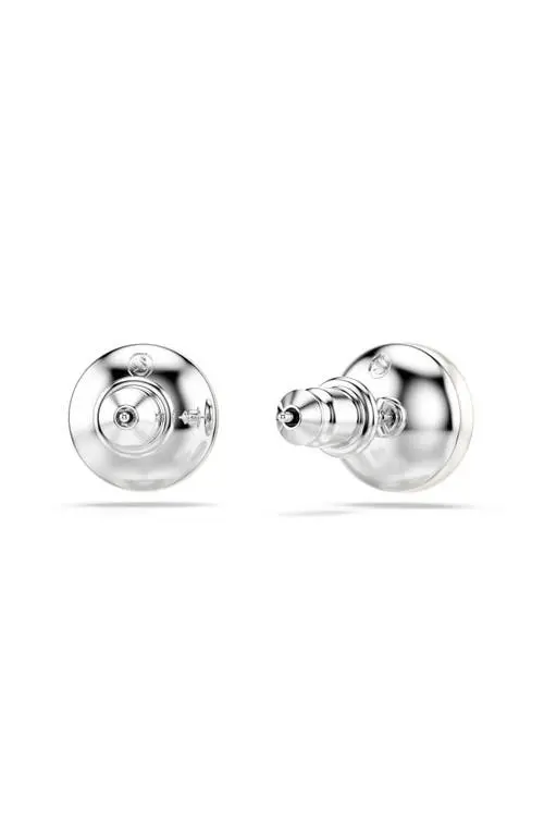 SWAROVSKI Matrix Crystal Pearl Stud Earrings