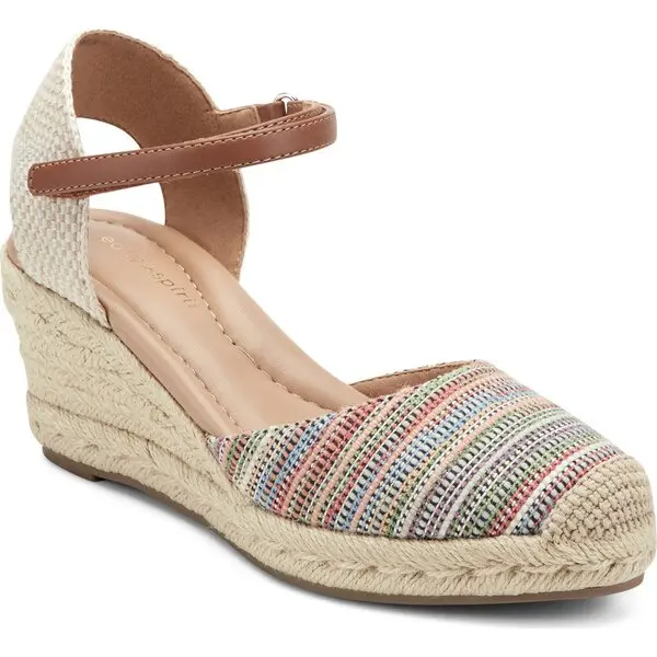 Easy Spirit Makaylie Espadrille Wedge Sandal - Light Natural