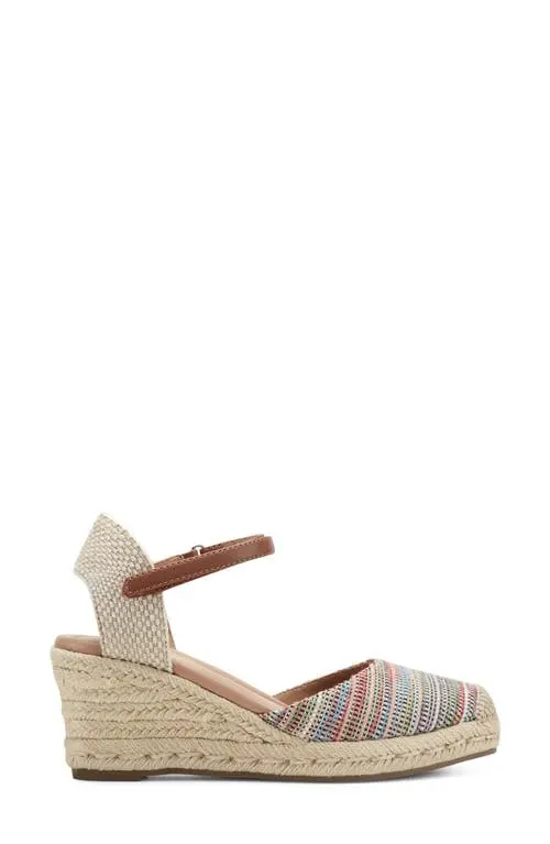 Easy Spirit Makaylie Espadrille Wedge Sandal - Light Natural