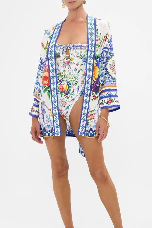 Camilla Short Batwing Layer With Crystal Embellishments