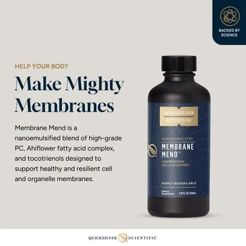 QUICKSILVER SCIENTIFIC Membrane Mend Phosphatidylcholine Ahiflower Oil And Astaxanthin Supplement