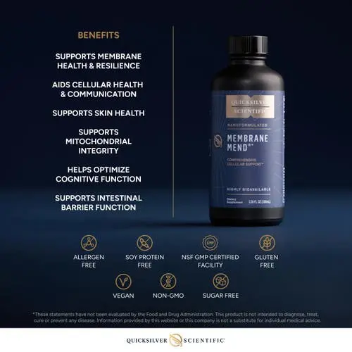 QUICKSILVER SCIENTIFIC Membrane Mend Phosphatidylcholine Ahiflower Oil And Astaxanthin Supplement