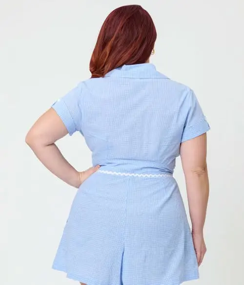 Unique Vintage Shirley Crop Top