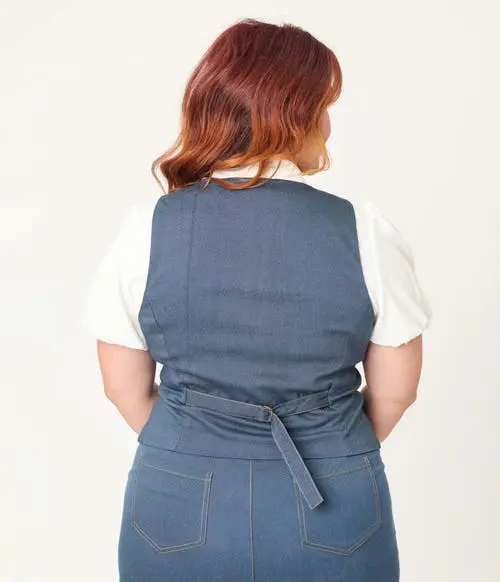 Unique Vintage 1940s Embroidered Vest
