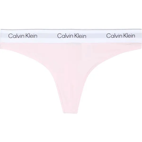Calvin Klein Icon Cotton Blend Thong - Cradle Pink