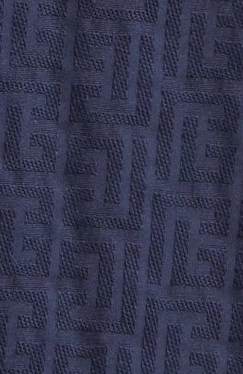 Balmain Monogram Cotton Jacquard Button-up Shirt