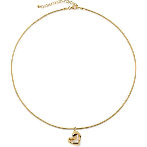 Monica Vinader Infinity Heart Pendant Necklace - 18k Gold Vermeil