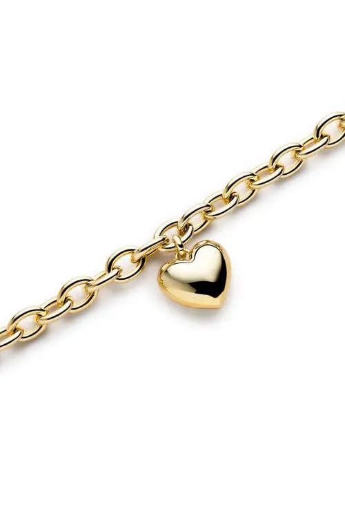 ANA LUISA Heart Pendant Bracelet - Gold